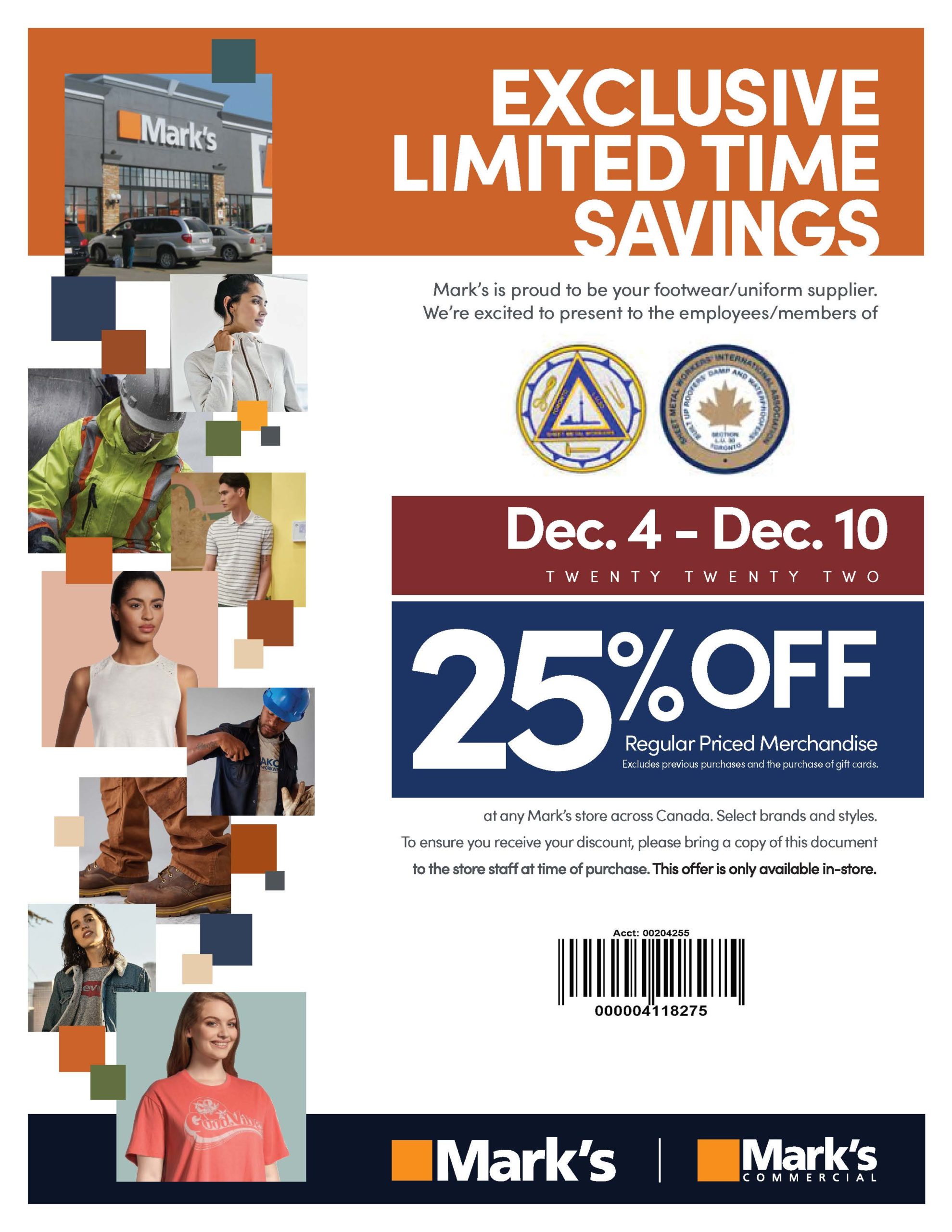 Special offer for Local 30 Members - Local 30