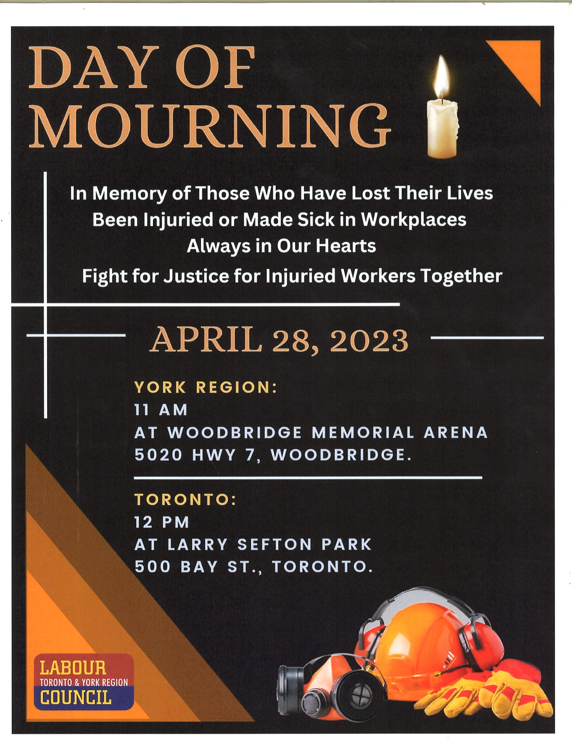 Day of Mourning - Local 30